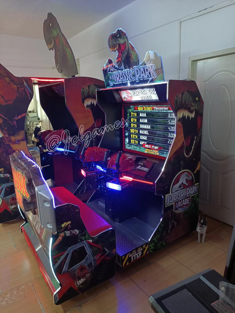 Jurassic Park Gun Shooting Arcade Machine Motion Version – JCL Games