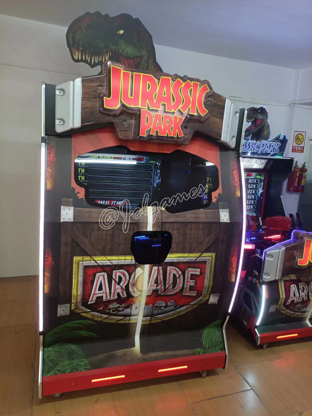 Buy Jurassic Park Gun Shooting Arcade Machine Motion Version With Hous ...