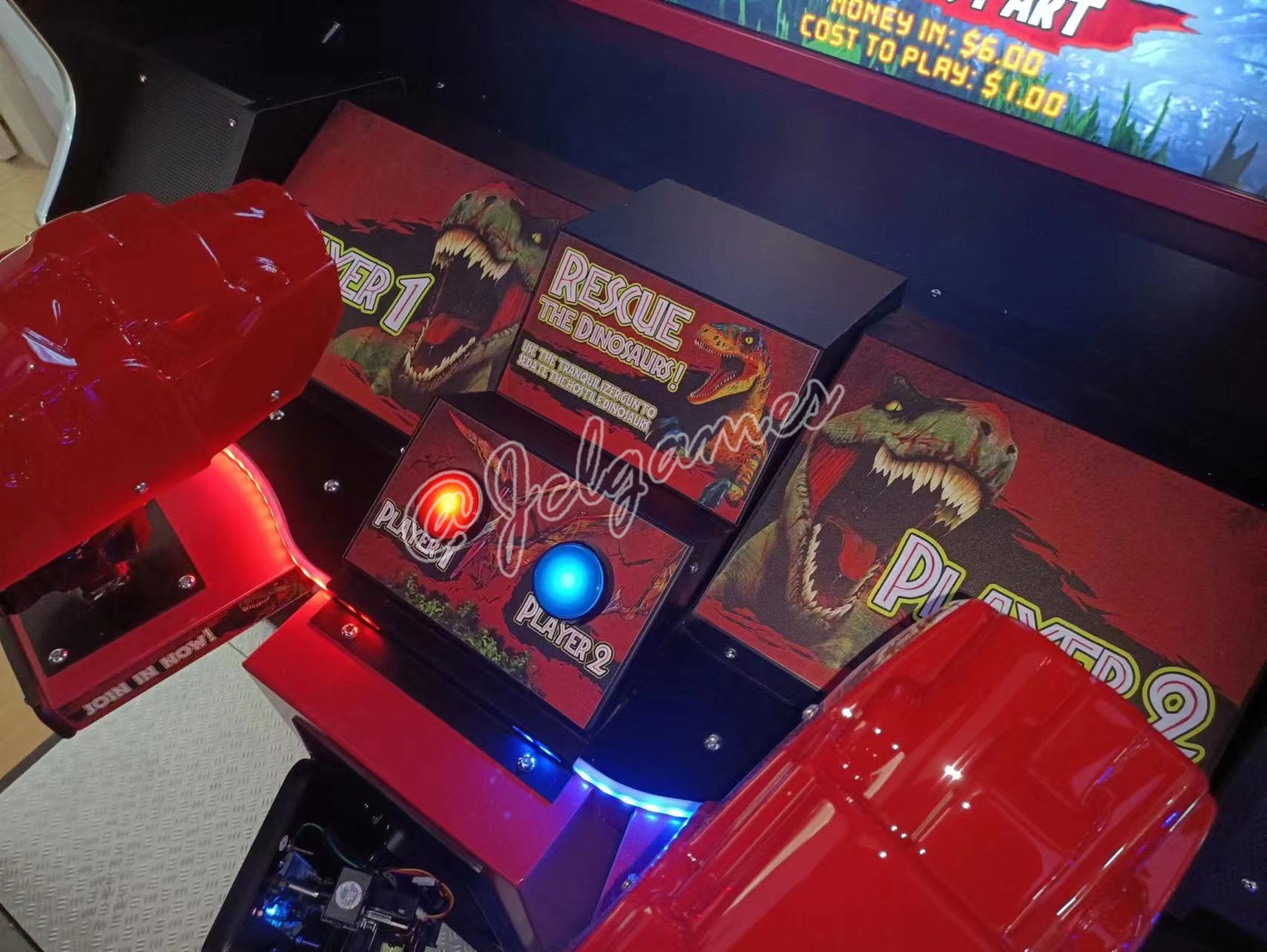 Buy Jurassic Park Gun Shooting Arcade Machine Motion Version With Hous – JCL Games